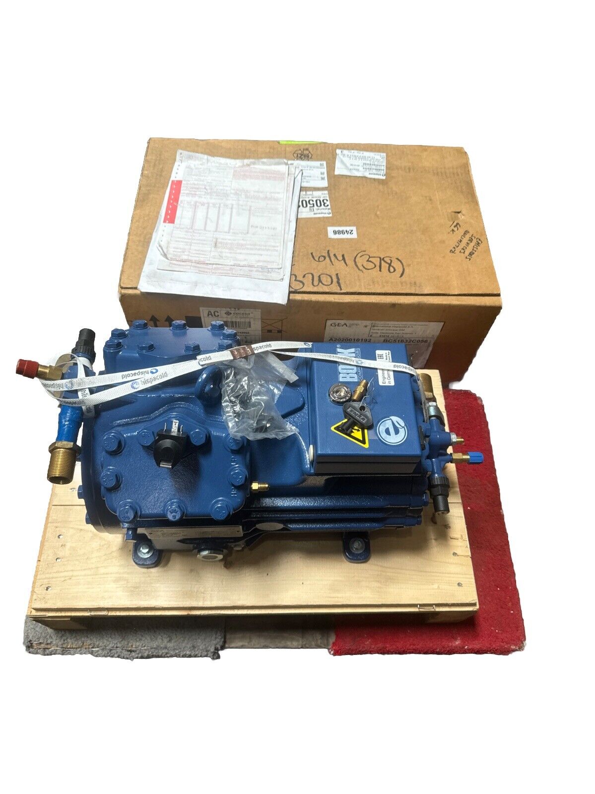 BOCK HGX34E/380-4 A Compressor Suction Gas Cooled GEA BOCK HVAC Hispac ...