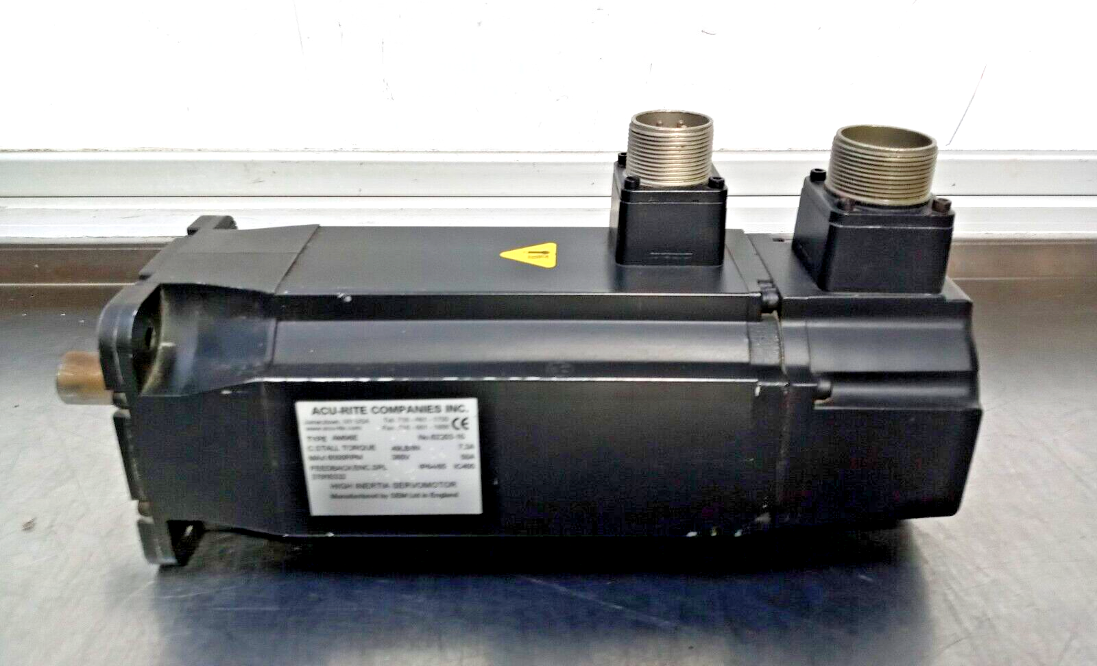 Acu-Rite AM96E AC Servo Motor, 380V, 6000 RPM, .5Nm, 50A, IP64/65 ...